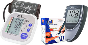 Dr. Morepen Healthcare Combo OF Dr Morepen Bp02 , Glucometer And Infi ...