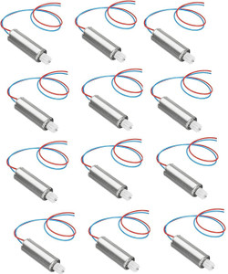 INVENTO 12pcs 3.7V 8x20mm 820 Micro Coreless High Speed DC Motor with ...