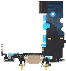 Purplesavvy USB Port Flex Cable For iPhone 8 (Gold) Charging PCB ...