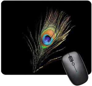 ZORI Peacock Feather Gaming Mouse Pad for Computer Laptop PC| Work from ...