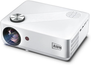 AUN AKEY8S Full hd Projector 1080p for Home, Android 9.0 Projector 4k ...