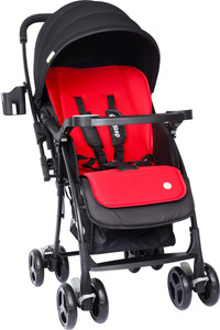 1st Step Caramel Baby Stroller With 5 Point Safety Harness And ...