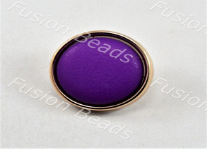 The Design Cart Dark Purple Matt Finish Button, Standard Acrylic ...