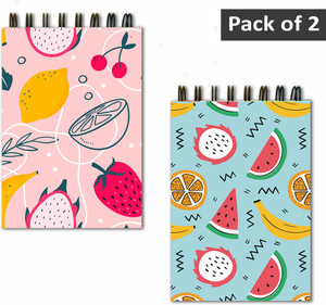 Art Bundle A5 size spiral binding notepad A5 Note Pad no 120 Pages ...