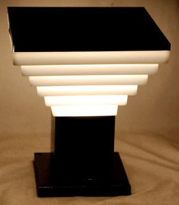 KINIS KIN-NEW DELUX BLACK Modern Shape Gate Light/Outdoor Light/Pillar ...