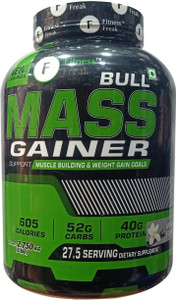 fitness freak Bull Mass Weight Gainers/Mass Gainers Price in India ...