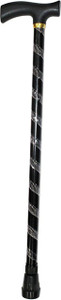 SEPBORN Height Adjustable Aluminum L-Shaped Folding Walking Stick ...