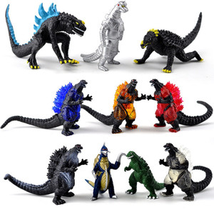 FOZZO-SK King of Monsters GODZILLA Evolution Movie Mini Toy Models 10 ...