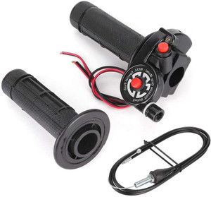 Vagary 2x Motorcycle Throttle Control Handlebar Grips Switch Quick ...