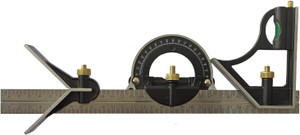 DUMDAAR 300MM Stainless Steel Multi-function Combination Ruler ...