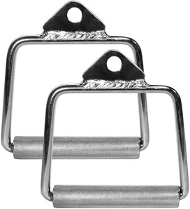 HACKERX Cable Cross D Handle Ground Pulley Handle (Gym Machine ...