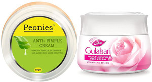 Dabur Gulabari Cold Cream 55ml & Pimple Cream 50g - Price in India, Buy ...