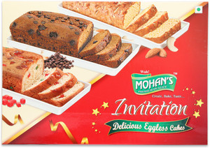 MOHAN'S Diwali Special Eggless Cakes Gift Hamper - Choco Chip Cake ...