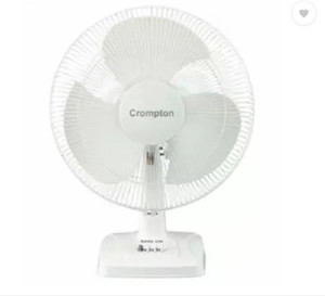 Crompton high flow table fan opl whiit 400 mm 3 Blade Table Fan Price ...