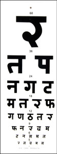 ECP eye testing chart Vision Test Chart Price in India - Buy ECP eye ...