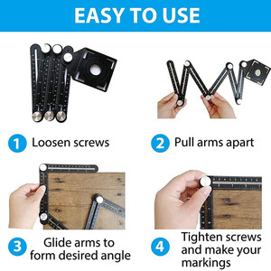 HASTHIP Hole Angle Template Tool Angle Copier for Builders, Craftsmen ...