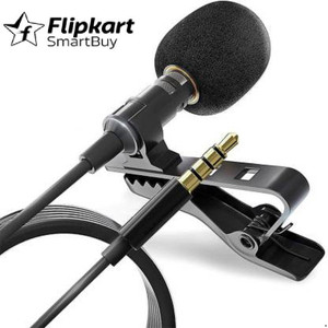 Flipkart SmartBuy BEST 3.5mm Clip Microphone For Youtube | Collar Mike ...