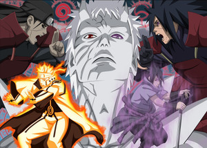 Poster Hashirama Senju Madara Uchiha Naruto Naruto Uzumaki sl-17341 ...