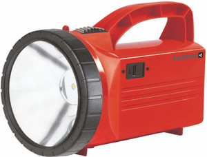 Lexton Thunder Rechargeable Torch Light 5W 4400 MAH Red with USB Cable ...
