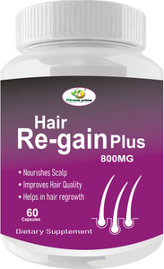 Fitness Prime Hair Regain Plus 800 Mg Capsules for Hair Growth for Men ...