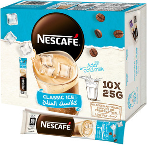 NESTLE Nescafe Classic Ice Coffee 25 Sachets (Imported) Instant Coffee ...