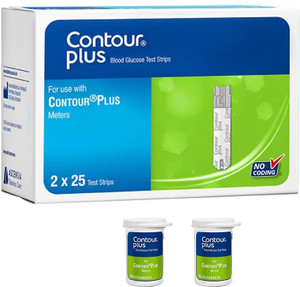 Contour PLUS STRIPS 50 Glucometer Strips Price in India - Buy Contour ...