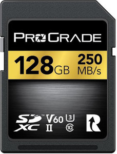 ProGrade Digital PGSD128GBKNA SDXC V60 UHS-II 128 GB SDXC Class 10 250 ...