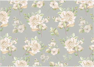 PR DESIGN SOLUTION Floral & Botanical Multicolor Wallpaper Price in ...