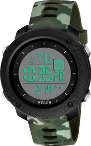 CELLFORCE Reborn watch ARMY 9064 (green) waterproof 9064 Digital Watch ...