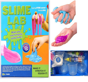 Veer Enterprises Ekta Slime Lab (Small) for Kids, DIY Make Your Own ...