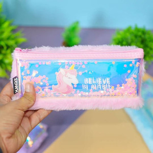 Flipkart.com | MSN gift for girls Water Pouch with Unicorn water fur ...