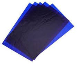 imtion ( 30 Pcs Carbon Paper Sheet Blue Color ) Best Quality Carbon ...