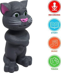 migwow Talking Tom Cat with Recording, Music, Story and Touch ...