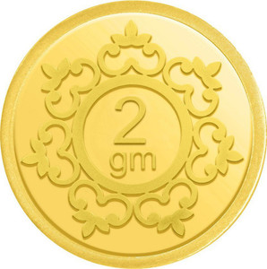 Candere by Kalyan Jewellers GCC0002 24 (999) K 2 g Yellow Gold Coin ...