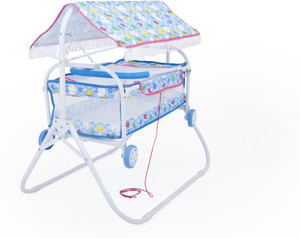 Soaring 4 wheel with Hood pink BABY CRADLE PREMIUM|BEST IN SEGMENT FOR ...