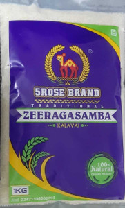5ROSE BRAND Biryani rice seeragasamba Jeera Samba Rice (Small Grain ...