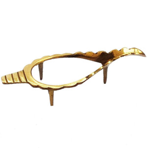 DEVEXX Bautiful Brass Shankh Stand for Puja for 5 to 6 inch Big Size ...