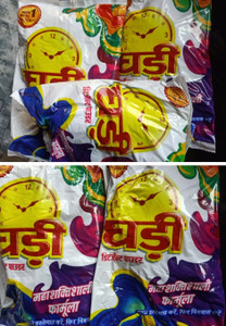 Ghadi Detergent Powder Ghadi detergent 1kg pack of 5 Detergent Powder 5 ...