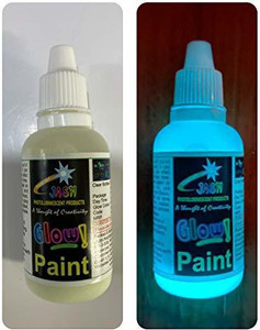 Flipkart.com | Jash Night Glow Paint Glow in the dark paint Blue 50gm ...