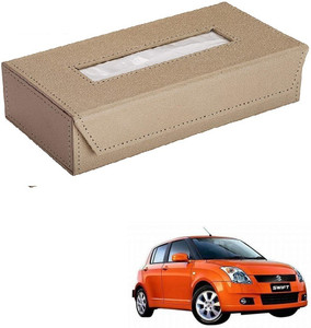 AuTO ADDiCT Car Tissue Box Paper Tissue Holder Beige with 200 Sheets ...