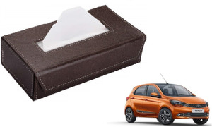 AuTO ADDiCT Car Tissue Box Paper Tissue Holder Brown with 200 Sheets ...
