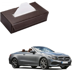 AuTO ADDiCT Car Tissue Box Paper Tissue Holder Brown with 200 Sheets ...
