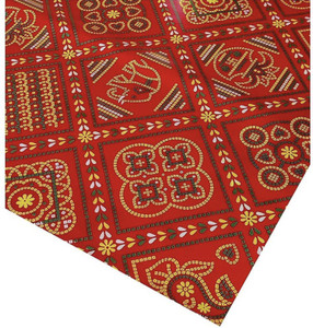 Nippy JAIPURI CHUNRI ABRI GIFT PAPER 20PCS RED 48X65CM FOR HOME/GIFT ...
