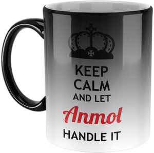 Furnish Fantasy Keep Calm and Let Anmol Handle It Ceramic Coffee - Best ...