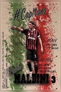 Maldini …Capitano Quotes Matte Finish Poster Paper Print - Animation ...