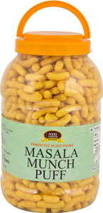 FOOD ESSENTIAL Masala Munch Puff (Masala Flavour, Plant-based Snack ...