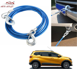 AuTO ADDiCT Car Towing Rope Steel Tow Cable 1 pc (6000kg,10mm,4mtrs ...