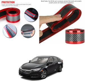 PRTEK Carbon Fiber Wrap Car Door Sill Protector Self-Adhesive Car ...
