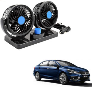 AuTO ADDiCT 12V DC Electric Car Fan for Dashboard 360 Degree Rotatable ...