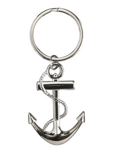 AVI Silver Colour Anchor and Rope Key Chain - Buy AVI Silver Colour ...
